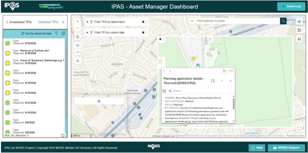 MGISS + Northumbrian Water Group | IPAS Project